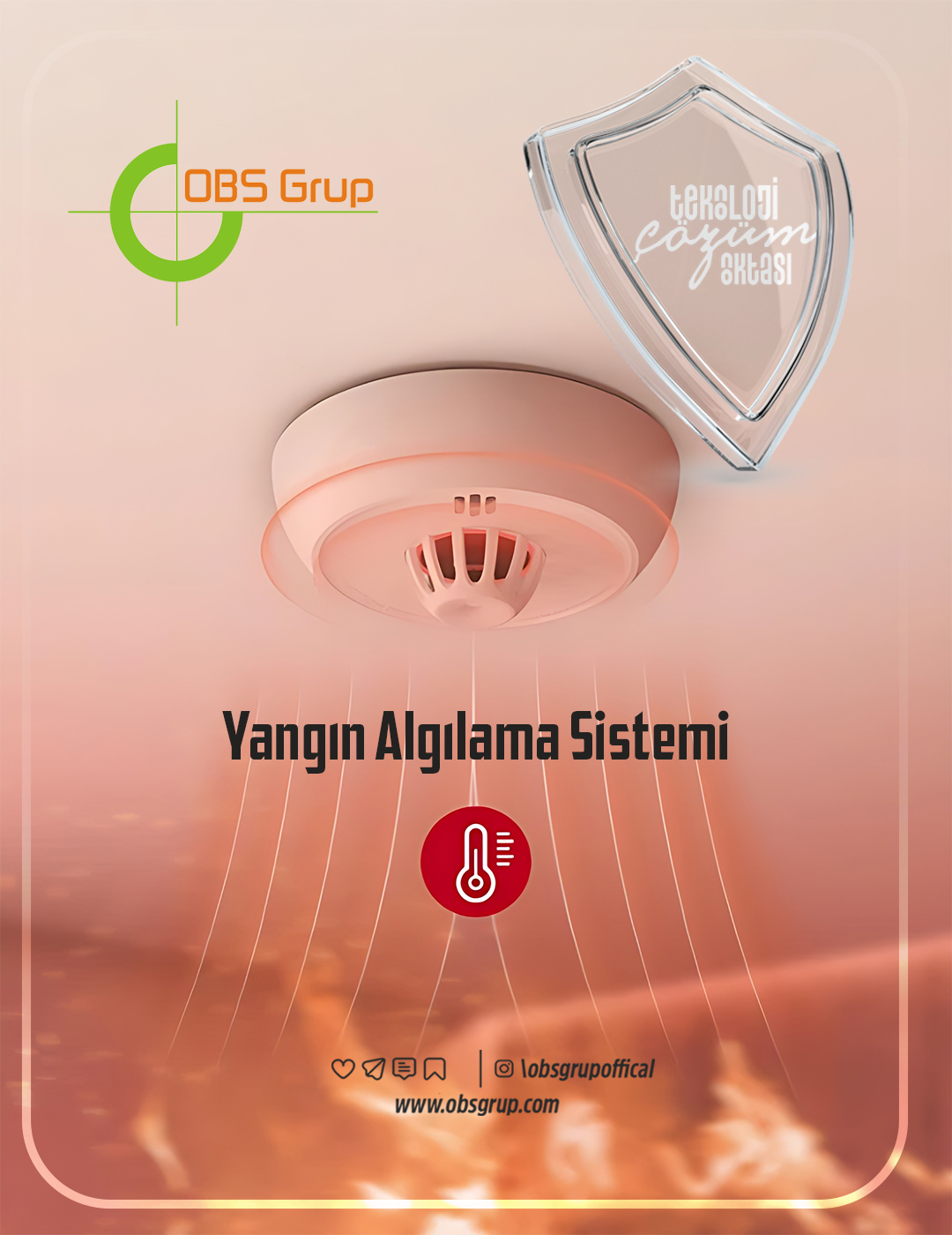 Yangın Sensörü Çalışma Mantığı Nedir? - Ankara Yangın Algılama Sistemleri